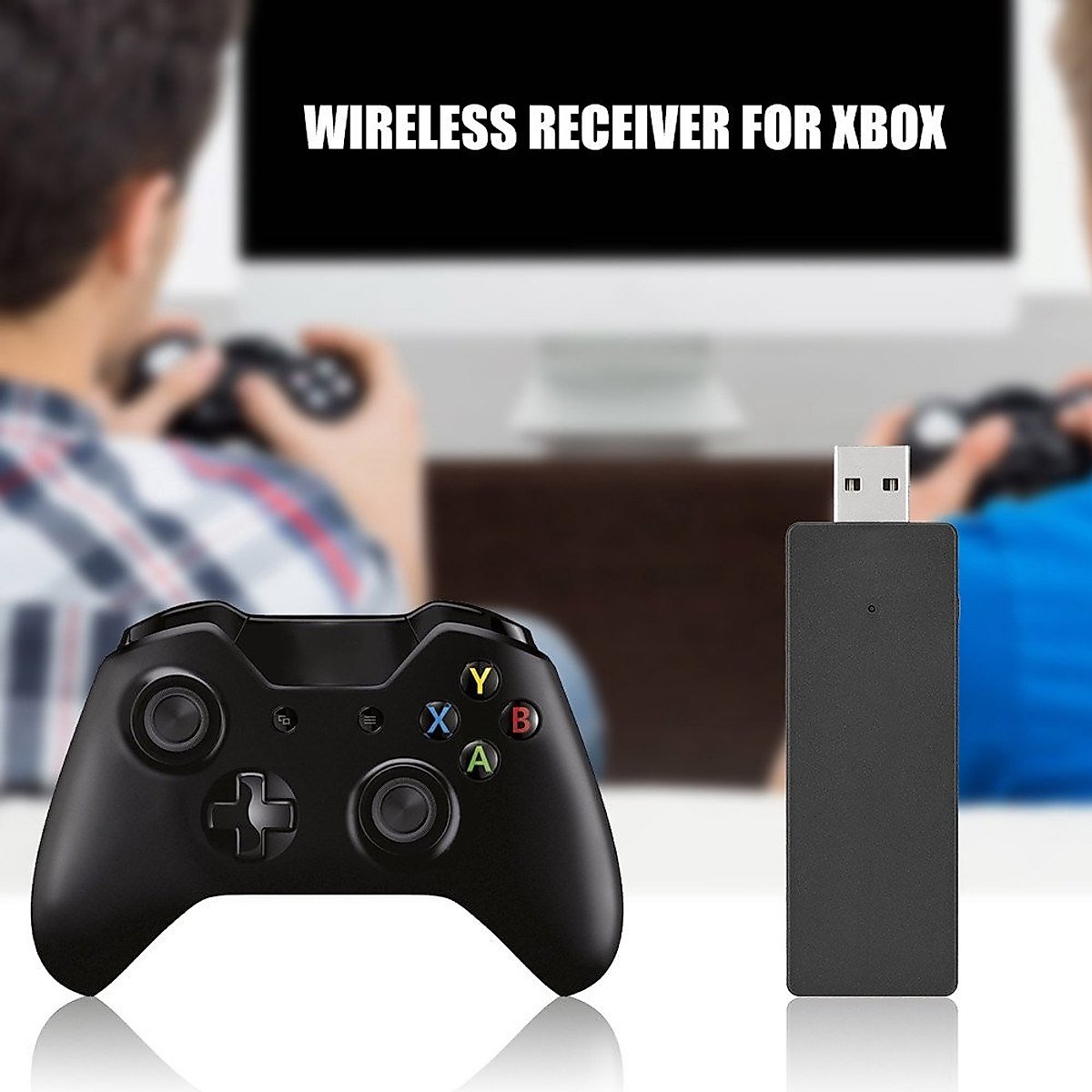 Zerone USB Receiver for Using One Gamepad on PC Fit for Windows10