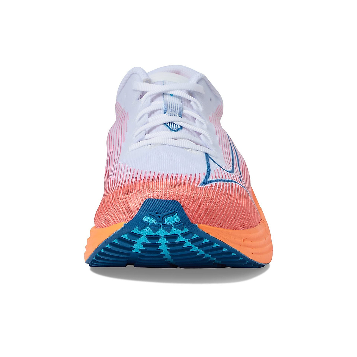 Mizuno Men's Wave Rebellion Flash Running Shoe, White/Silver, 12