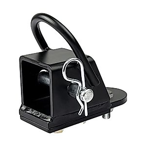 MAHLER GATES Bolt-On 2 Inch ATV UTV Trailer Hitch Receiver Adapter with Hitch Pin and Clip