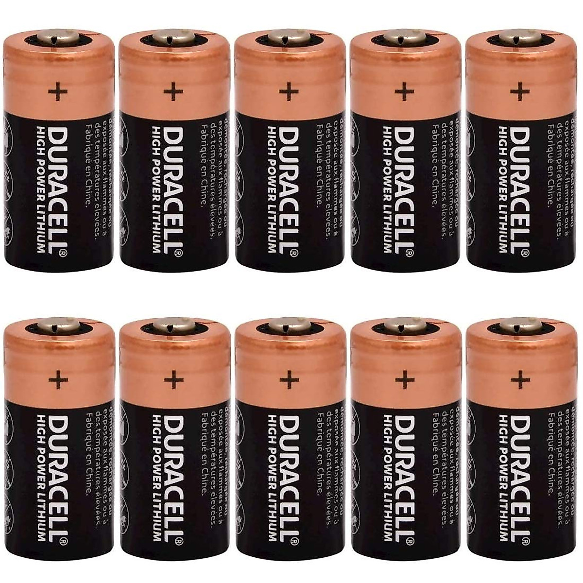 Duracell Dl123 Ultra Lithium Photo, 10 Battery