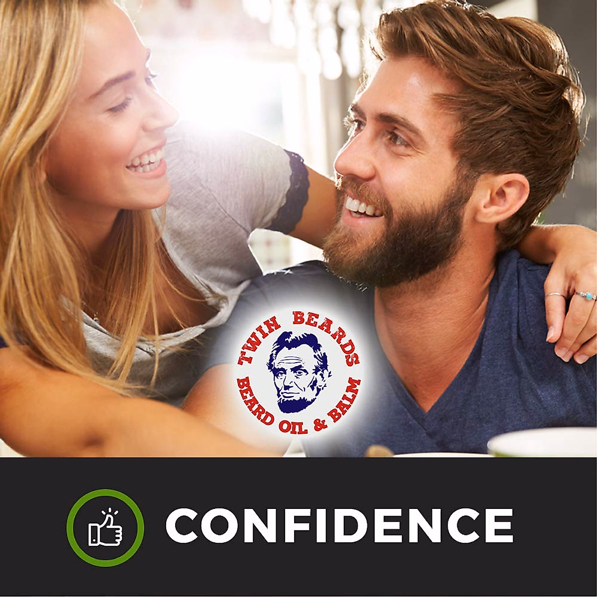 Twin Beards All Natural Beard Balm | Conditions & Strengthens for a Softer & Thicker Beard | Argan Oil, Shea Butter & Jojoba Oil | 3.5 oz