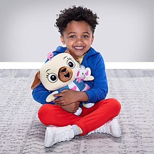 Chip and Potato ZERONIC Jumbo Plush Toy, Official Licensed Stuffed Animal 12 Inch Chip with Her 4 Inch Removable Potato Pal!