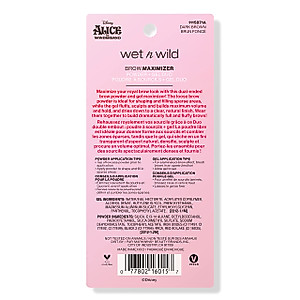 wet n wild Brow Maximizer Brow Gel + Powder Dark Brown Alice In Wonderland Collection