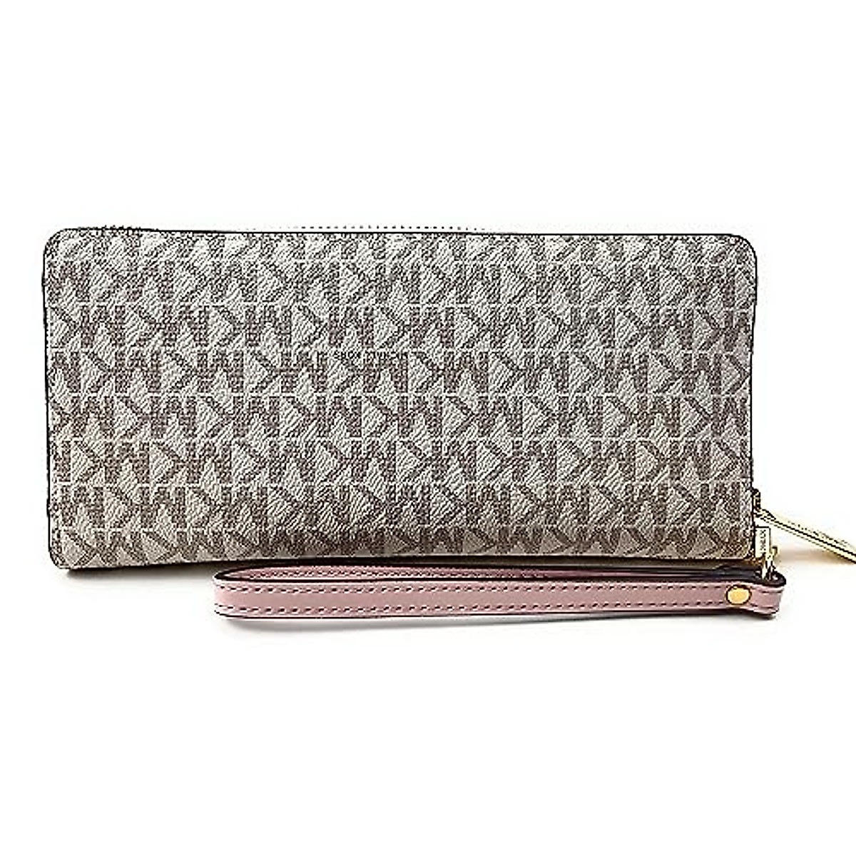 Michael Kors MICHAEL Michael Kors Jet Set Travel Continental Wallet Wristlet (Powder Blush Multi)