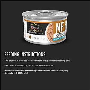 Purina Pro Plan Veterinary Diets NF Kidney Function Advanced Care Feline Formula Adult Wet Cat Food - (Pack of 24) 5.5 oz. Cans
