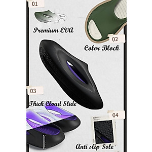 Non-Slip Shoes Shower Shoes Bathroom Slides Home House Slippers Thick Sole Quick Drying Cloud Cushion Reef Sandals Womens Mens Soft Comfortable Platform Sandals