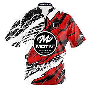 Logo Infusion Dye-Sublimated Bowling Jersey (Sash Collar) - I AM Bowling Fun Design 2009-MT - Motiv (Men's L) Multicolored