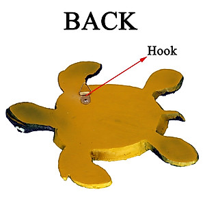 amikdis Sea Turtle Wall Decor Blue Turtle Hanging Wall Art Décor Sculpture Statues Ocean Decorations For Home Office Garden Patio Fence Bathroom Indoor Outdoor Beach Nautical Theme