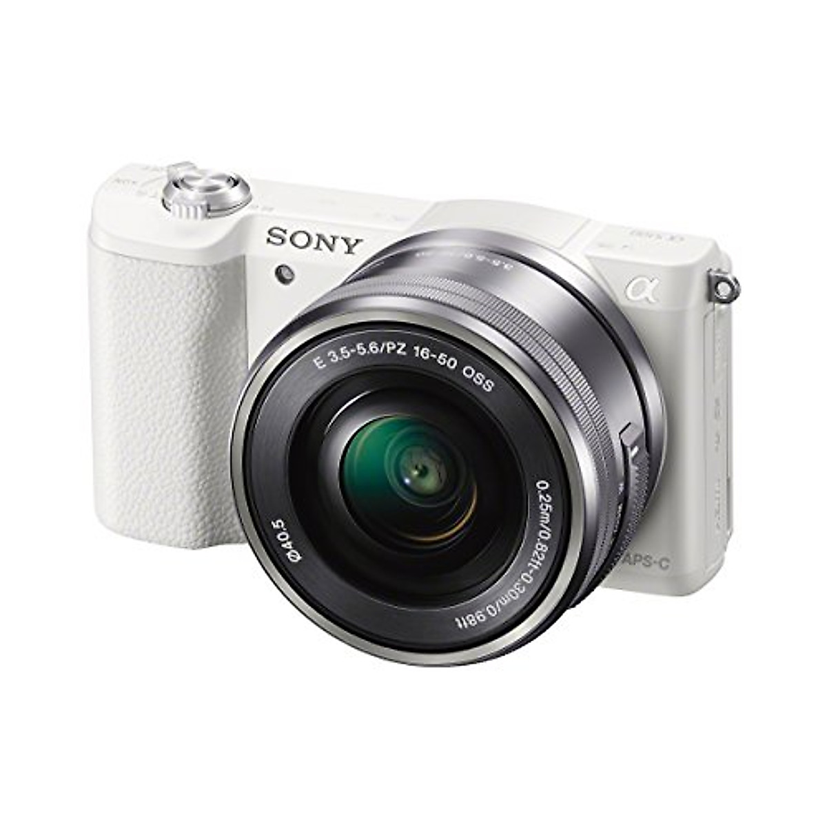 Sony a5100 16-50mm Mirrorless Digital Camera with 3-Inch Flip Up LCD (White)