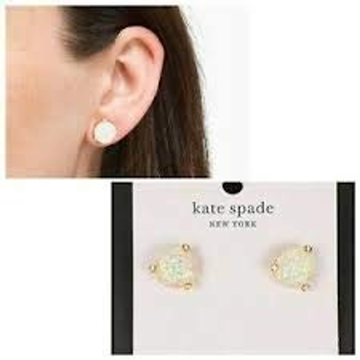 Kate Spade New York Stud Earrings Glitter Opal