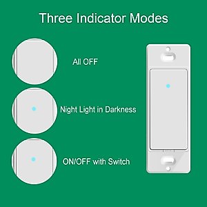 Black Smart Switch by Martin Jerry | 2 Pack Smart Light Switch Compatible with Alexa and Work with Google Home, 2.4G WiFi Smart Home Devices and Needs Neutral Wires