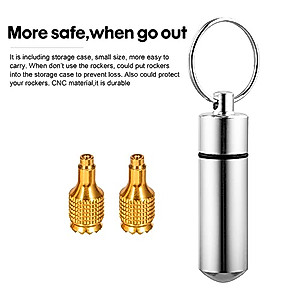 Joystick Replacement, Controller Joysticks Rod Compatible for DJI Mini 3 PRO Remote Control Thumb Rocker Sticks for Drone Remote Controller Aluminum Alloy (1111080)