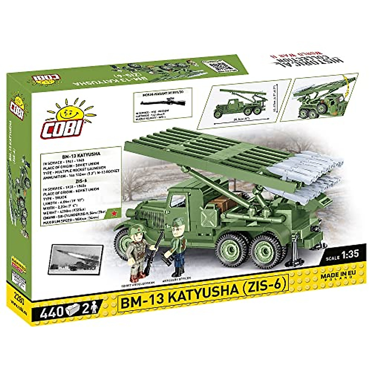 COBI Historical Collection WWII BM-13 Katyusha (ZIS-6)