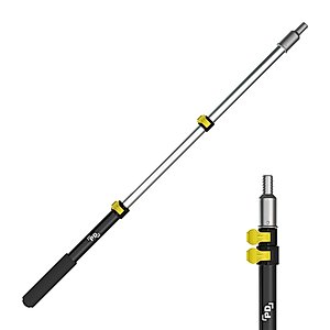 PD 1.5-to-3 Foot Paint Roller Extension Pole, Multi-Purpose Telescopic Extension Pole, EZ-Lock Mechanism Extendable Pole, Paint Brush Extender with Lightweight Aluminum Handle (1.5-3 Feet)