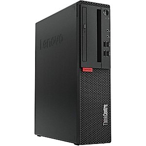 2018 Lenovo Think Center M710S SFF Desktop PC,Intel Quad Core I5-7400 up to 3.5G,8G,240G SSD,DVD,WiFi,BT 4.0,HDMI,USB 3.1 Gen1,VGA,DP Port,W10P64 (Renewed)-Support-English/Spanish