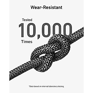 Anker USB-C to Lightning Cable, 541 Bio-Braided Cable (Phantom Black, 6ft), MFi Certified, Fast Charging Cable for iPhone 14 Plus 14 14 Pro Max 13 13 Pro 12 11 X XS XR (Charger Not Included)