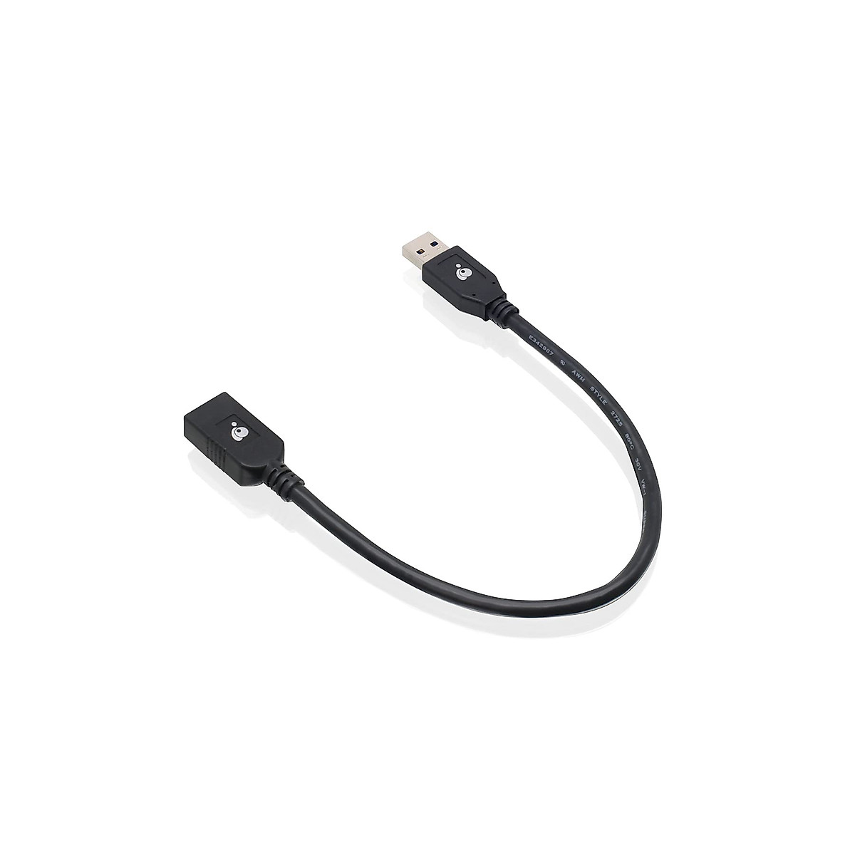 IOGEAR USB 3.0 Extension Cable Male to Female 12-Inch, G2LU3AMF