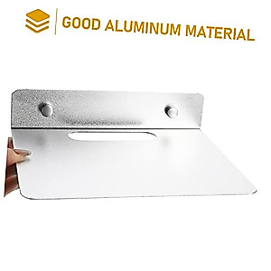 SOLUSTRE Speaker Stand 2pcs Wall Shelf Webcam Stand Shelving Brackets Wall Mounted Shelves Shelves for Wall Decor Small Shelf for Wall Camera Holder Space Aluminum Router Monitor Speaker Stands