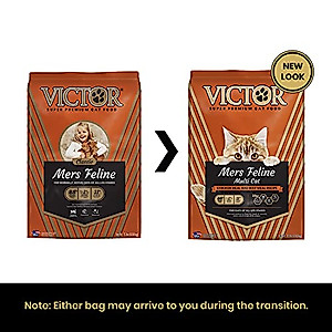 Victor Super Premium Cat Food – Mers Feline Dry Cat Food with Chicken, Beef, Pork and Fish Meal Proteins for Normally Active Cats – All Breeds and All Life Stages from Kitten to Adult, 5 lb