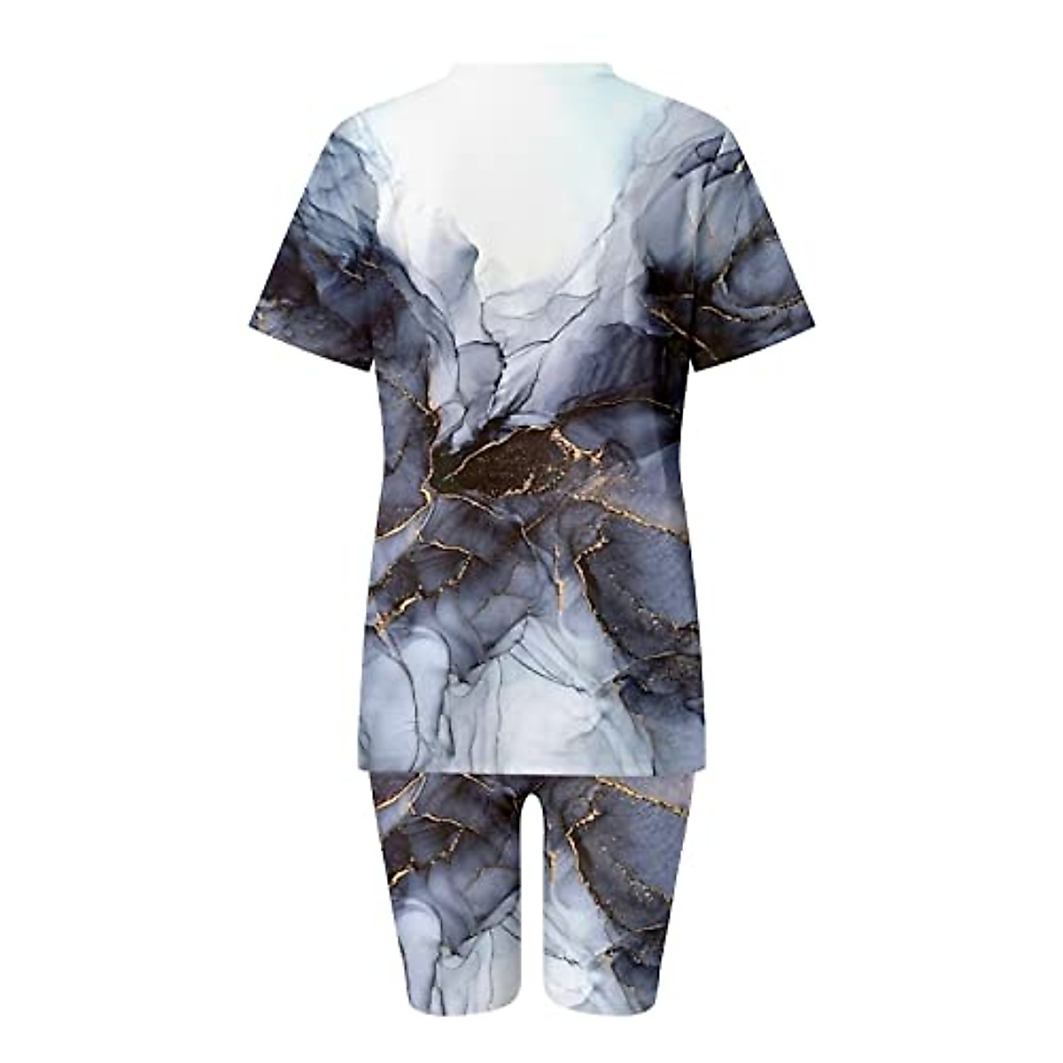 Cheifay 2 Piece Lounge Set Women Women 2 Piece Outfit Sets Casual Short Sleeve Seamless Oversized Shorts Set Sports Going Out Fit Sets with Pockets White Sets Women 2 Piece Outfits