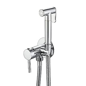 MINJING Handheld Bidet Sprayer for Toilet, Brass Cloth Diaper Sprayer Kit Wall Mounted Bidet Sprayer Set Single Handle Toilet Bidet Sprayer Kit with 150cm Shower Hose