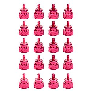 Fastener, EnvironmentFriendly 20Pcs/Set Screw, Durable For Industry Home Electronics Construction Factory(Pink)