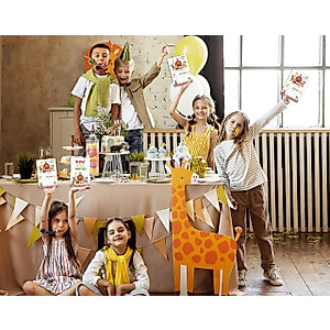 Geuro Birthday invitations With Envelopes.Farm Animals Birthday Invitation, 20set