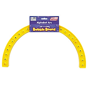Junior Learning Alphabet Arc Bubble Board, Double-Sided, Ages 4-7, Letter Recognition, K-2