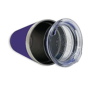 LaserGram 16oz Vacuum Insulated Pint Tumbler, Dragon, Personalized Engraving Included (Dark Purple)