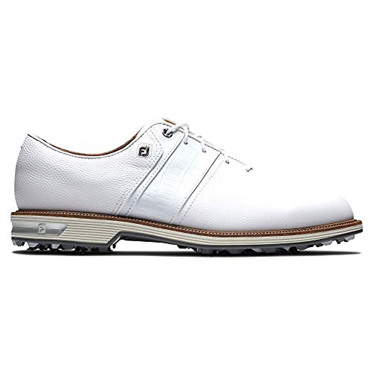 FootJoy Men's Premiere Series-Packard Golf Shoe, White/White, 9.5