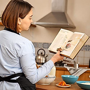 Book Page Holder Wood Thumb Book Opener Finger Book Holder for Reading Useful Bookmark Gifts for Book Lovers,Bookworms, Teachers, Students