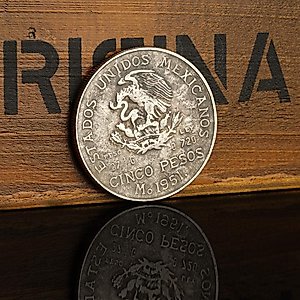 1951 Mexico 5 Peso Silver Coin Silver Dollar American Eagle Ocean Antique Ocean Silver Round Foreign Currency Antique Collection Substitutes for Exquisite Handicraft Currencies