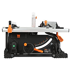 WEN TT0811 11-Amp 8.25-Inch Compact Benchtop Jobsite Table Saw, Black