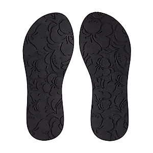 Roxy Women's Vista Sandal Flip-Flop, Black, 8