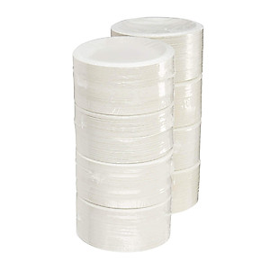 Dixie 8.5"Medium-Weight Paper Plates by GP PRO (Georgia-Pacific), White, UX9W, 1,000 Count (125 Plates Per Pack, 8 Packs Per Case)