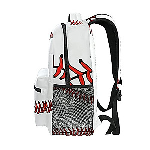 ZOEO Boys School Backpack Baseball Sport Bookbag Bag Hiking Travel Pack for Student 3th 4th 5th Grade Kids with Multiple Pockets Daypack