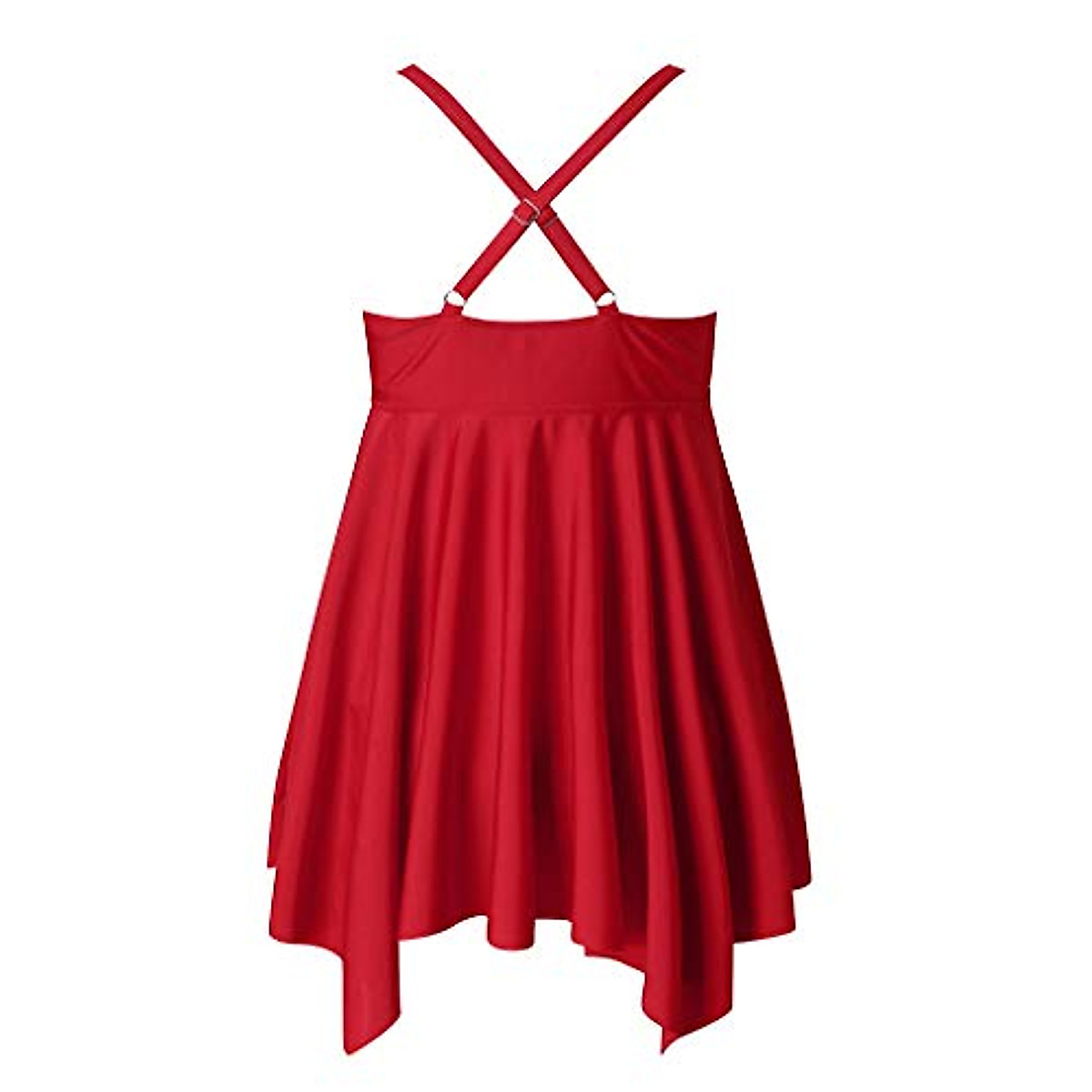 Thong Bikini Bikinis for Teen Girls Pregnant Woman Two Piece Set of Solid Color Strap Maternity Swimsuit Skirt Red