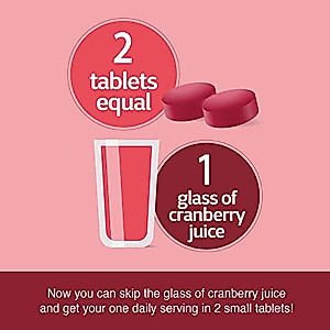21st Century Cranberry Plus Probiotic Tablets, 60 Count