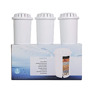 F004 REPLACEMENT FILTER - for Life Ionizer Glass Pitcher of Life - Alkaline Water Filter Cartridge - Pack of 3