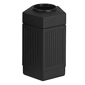 Safco Canmeleon Garbage Can for Indoor and Outdoor Use, Durable & Weather-Resistant Trash Receptacle, 30 Gallons