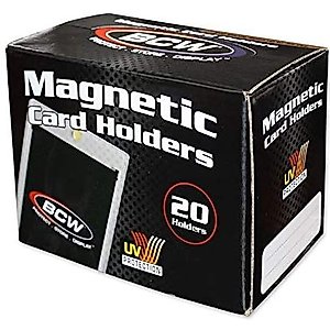 Box of 20 BCW Magnetic Card Holders - 35 Pt.