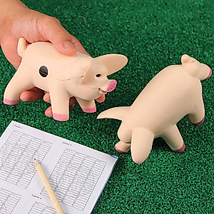 Big Game Toys~Big Pigs Yard & Floor Game Giant Camping Indoor/Outdoor Pass The Pig dice with Free BGT Sticker