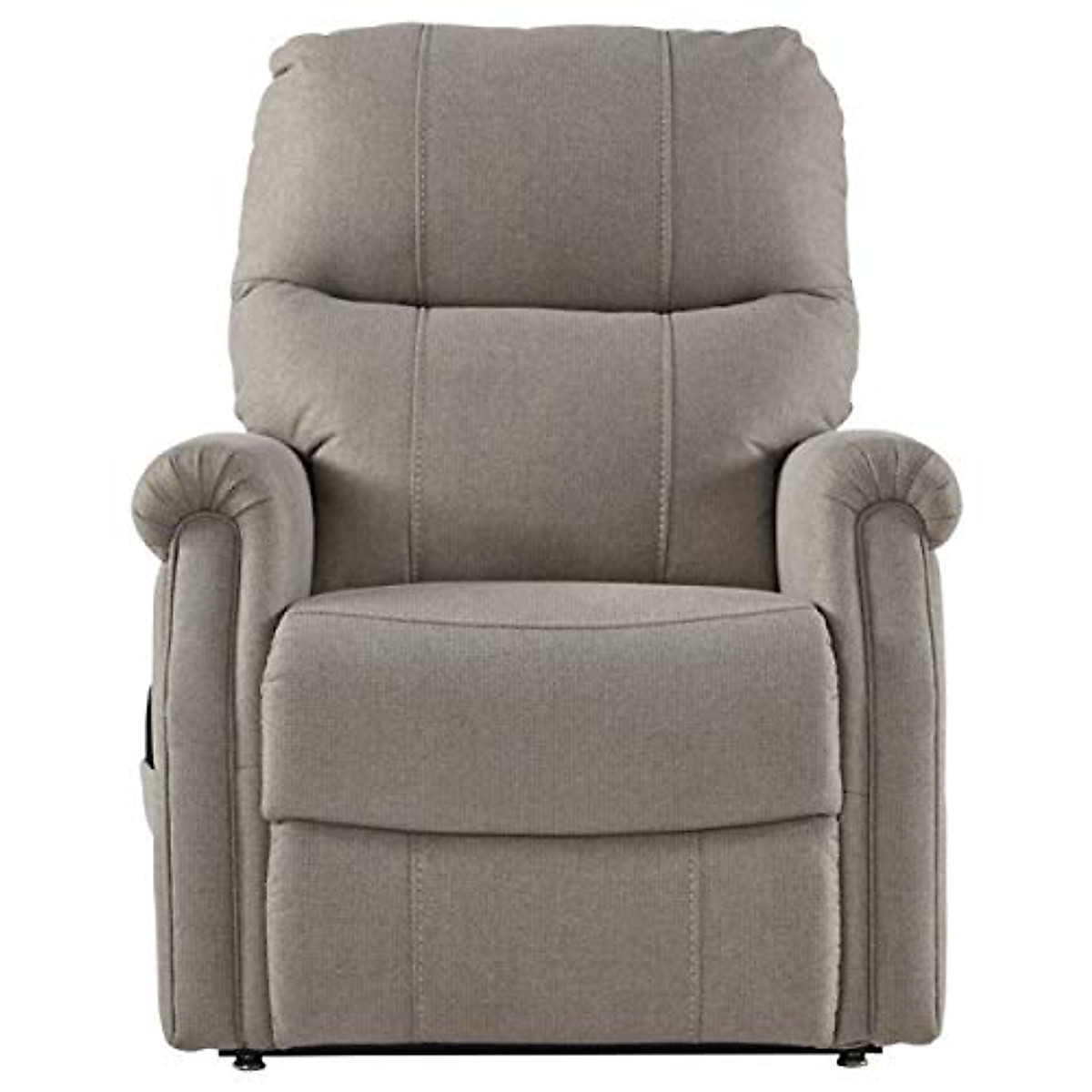 Signature Design by Ashley Markridge Modern Electric Power Lift Recliner for Elderly, Gray