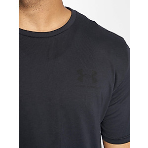 Under Armour Men's UA Sportstyle Left Chest Short Sleeve Shirt LG Black