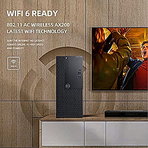 Dell OptiPlex 3060 Tower Computers PC,Desktop Computers Windows 11,Intel Hexa Core i5-8500 3.0GHz,32GB DDR4 Ram New 1TB M.2 NVMe SSD,Intel AX200 Built WIFI 6 Bluetooth 5.2,Refurbished Desktop(Renewed)