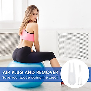 Yolev Yoga Ball Fitness Exercise Ball Air Stopper Plug Pin Adapter Kit, Exercise Ball Plug Replacement Kit (6L)