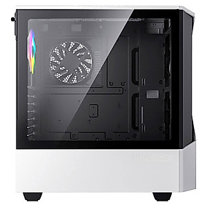 GAMEMAX Contac COC WB White / Black Steel / Tempered Glass ATX Mid Tower Computer Case