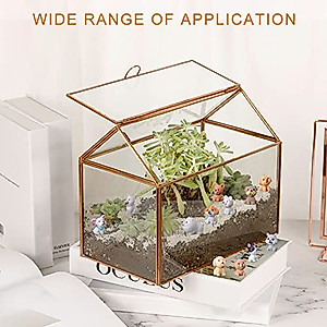 12 Pieces Resin Fairy Garden Animals, Fairy Garden Accessories, Micro Landscape Kit, Miniature Figurines, for Garden DIY, Dollhouse Decoration, Plant House Decor (Dog)
