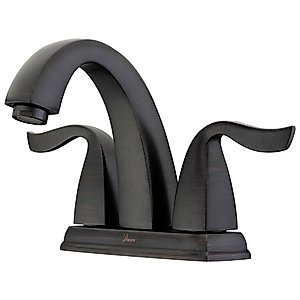 Dawn AB04 1273DBR 2-Hole, 2-Handle Centerset Lavatory Faucet for 4" Centers, Dark Brown Finished