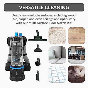 Prolux 2.0 Cordless Battery Bagless Backpack Vacuum Cleaner w/Dual HEPA Shield Filtration and Tool Accessory Kit